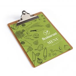 Skrivplatta A4 Enkel MDF Brun