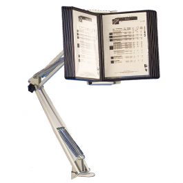 SuperioR Displaysystem Flexarm A4 för 10 Ramar Grå